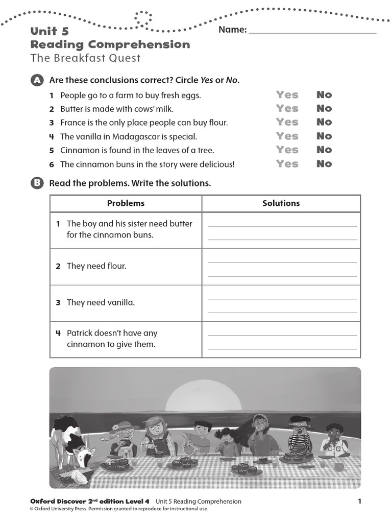 The Breakfast Quest - Extra Handout | PDF | Vanilla | Cooking