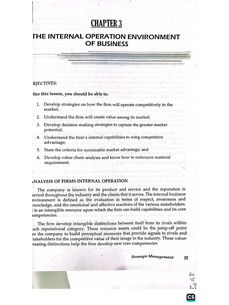 Chapter 3 THE INTERNAL OPERATION | PDF