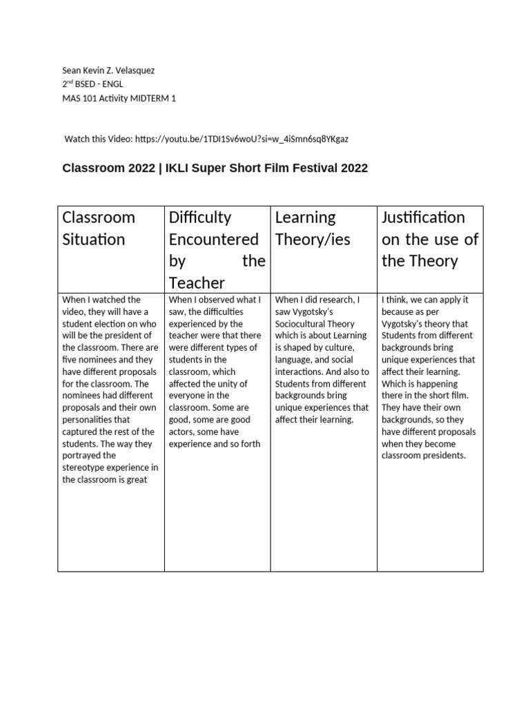 Velasquez MAS 101 Activity MIDTERM 1 2025 | PDF