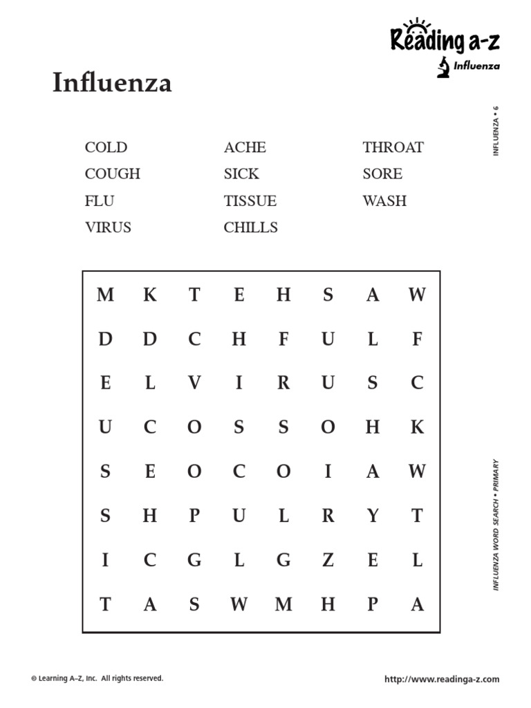 Influenza Word Search | PDF
