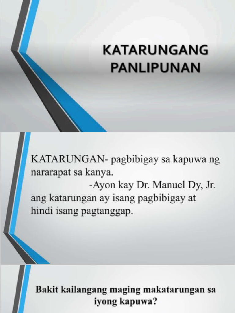 ESP 9 Q3 Lesson 1 Katarungang Panlipunan | PDF