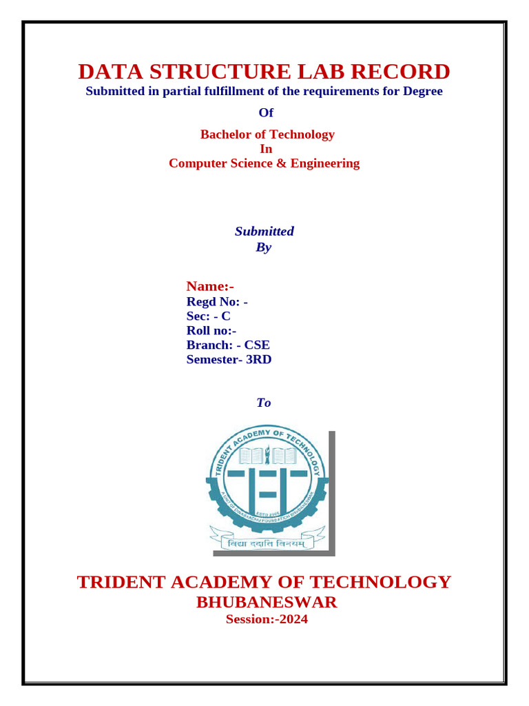 Lab Cover Page | PDF