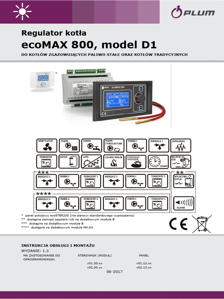 Plum Ecomax 800d Instrukcja Obslugi | PDF
