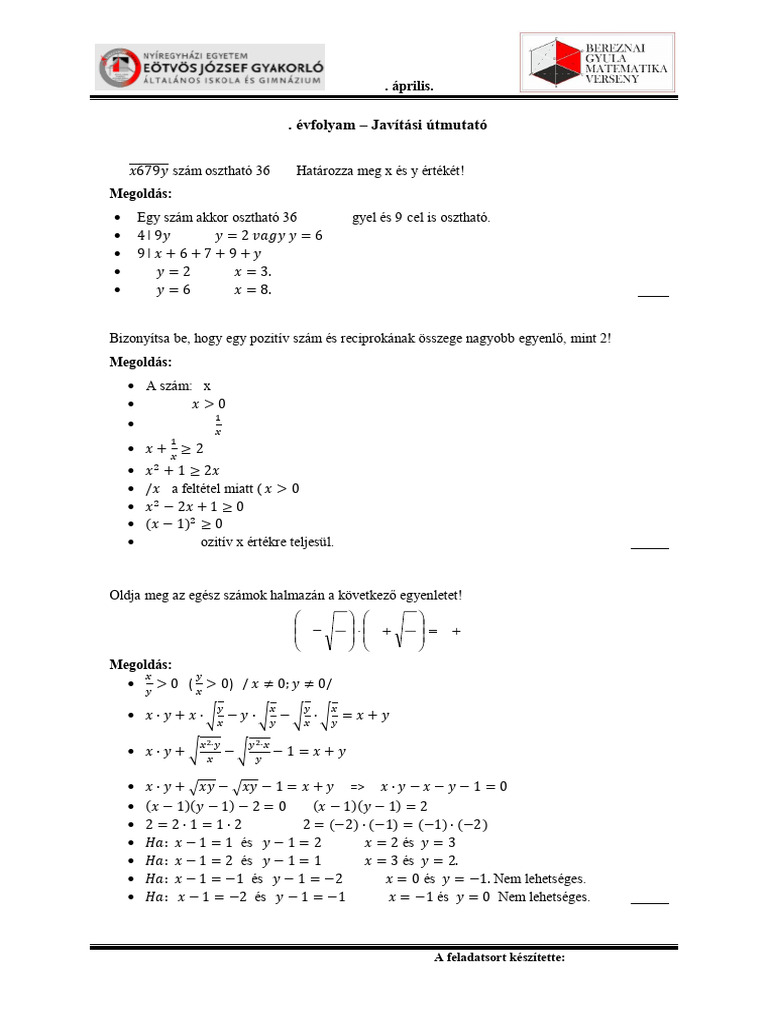 bereznai_9evf_megold_2019 | PDF