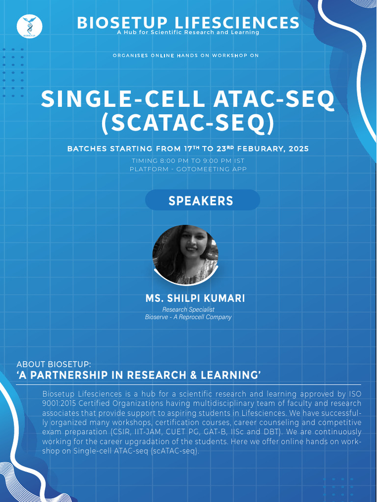 Online scATAC-seq Workshop 2025 | PDF | Biotechnology | Information Science