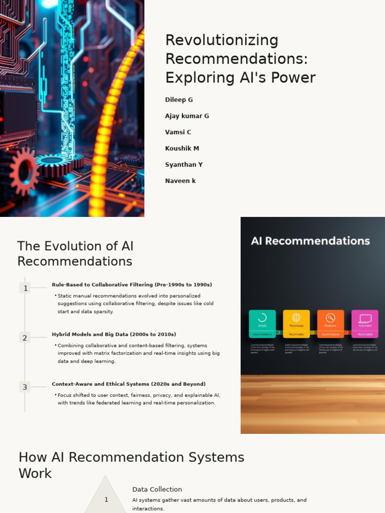 Revolutionizing Recommendations Exploring AI's Power | PDF | Artificial ...