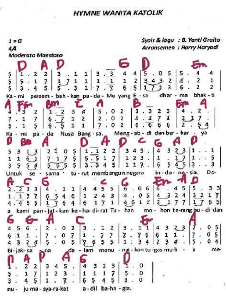 Hymne WKRI Chord | PDF