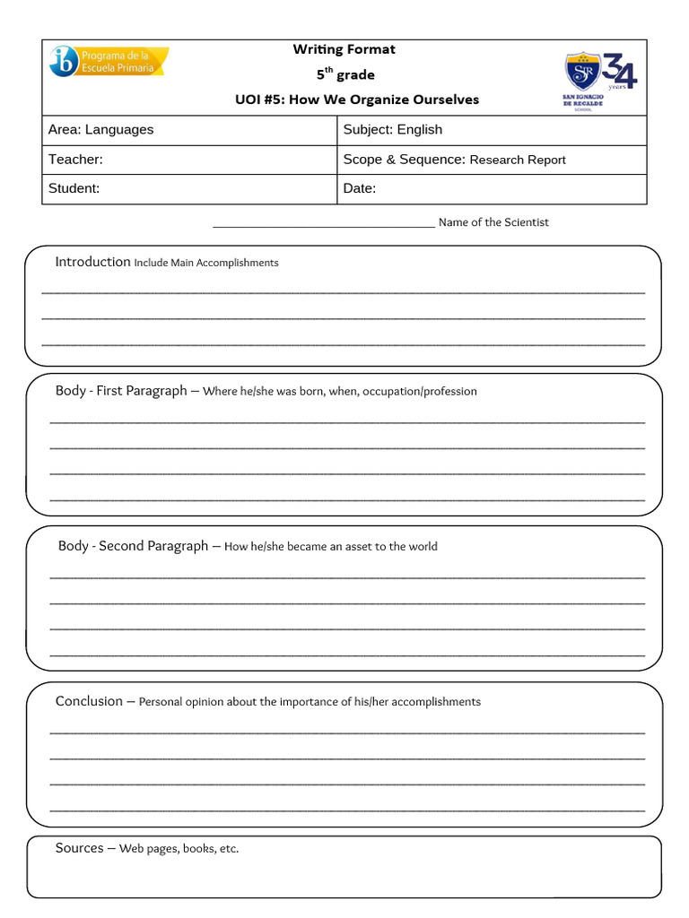 Research Report Format 2024 | PDF