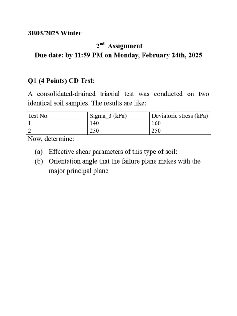 3B03-Assignment2-No Solution | PDF