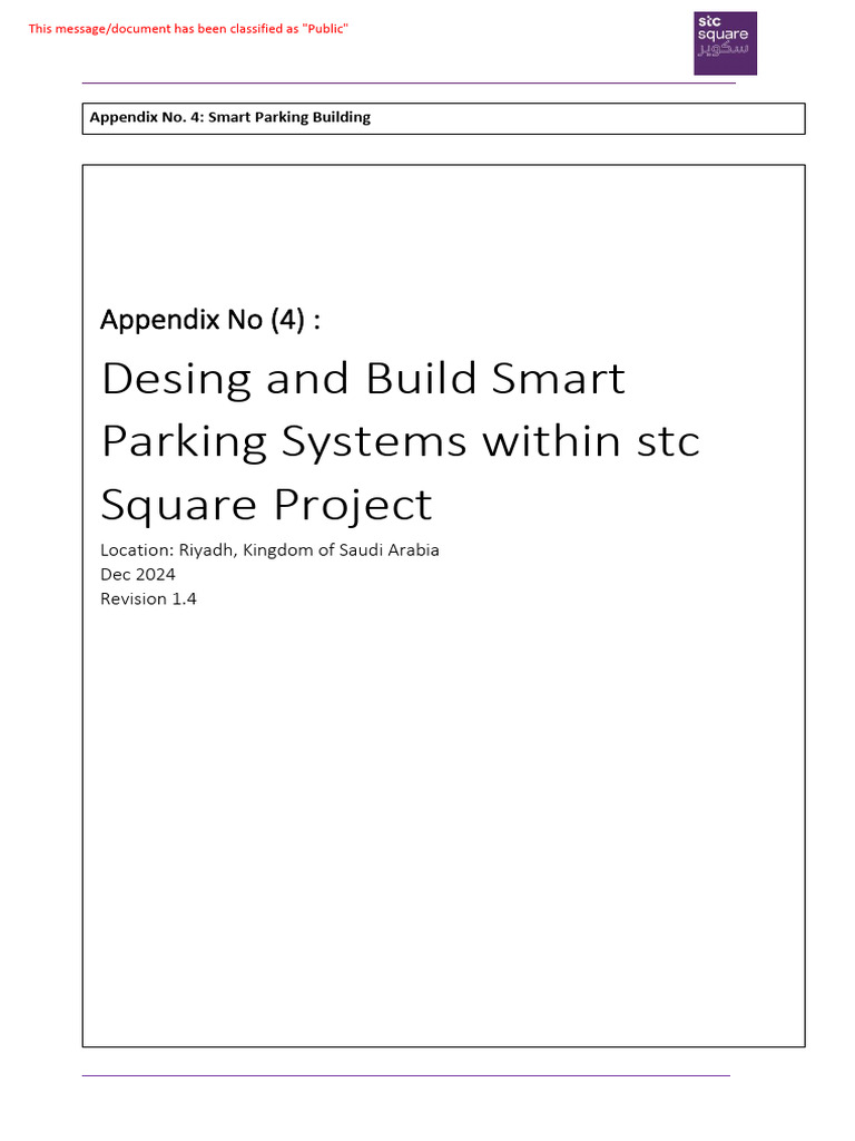 Appendix No. 4 Smart Parking Building | PDF | Safety