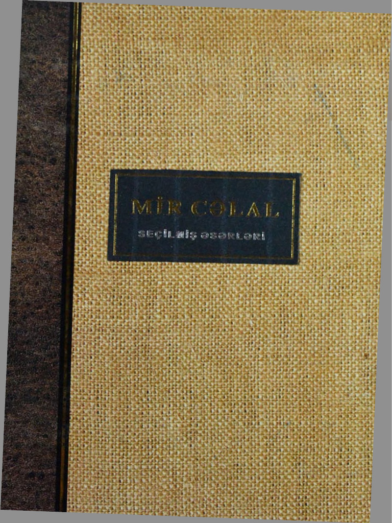 Mir Cəlal - Dirilən Adam | PDF
