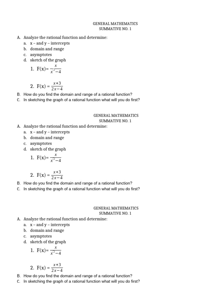 Summative No. 1 Q-2 | PDF