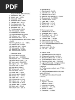 Top 100 Common Chemical Compounds | PDF | Magnesium | Diet & Nutrition