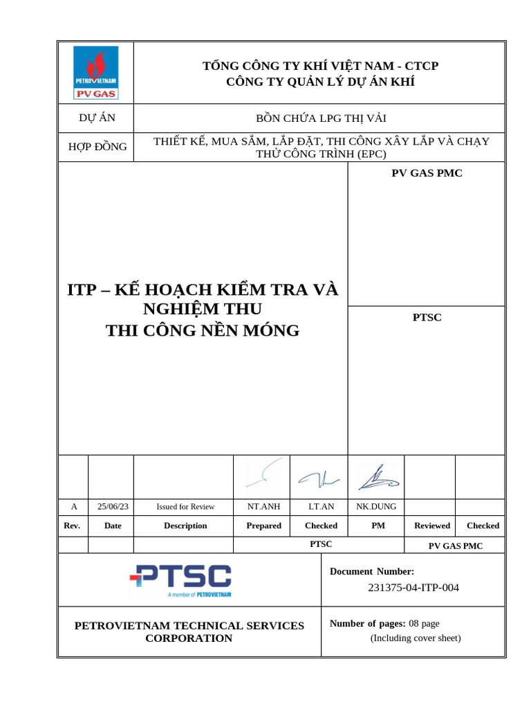 231375-04-ITP-004 - ITP Thi Cong Nen Mong | PDF