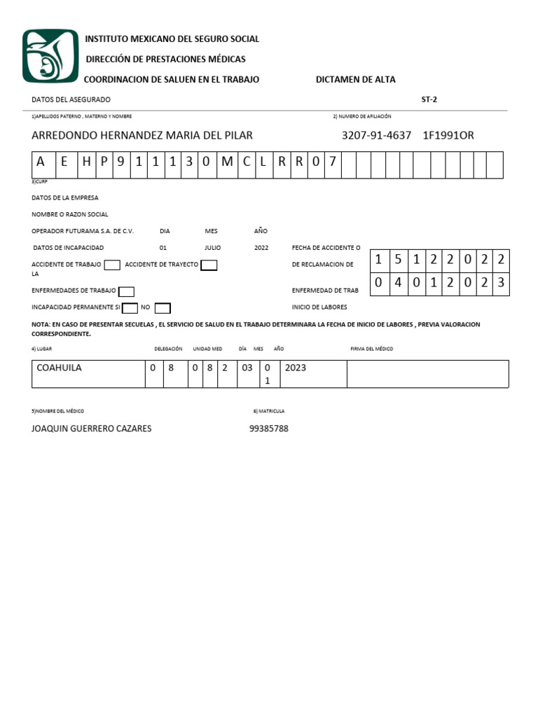 628588288-Alta-Medica-Imss 22 | PDF