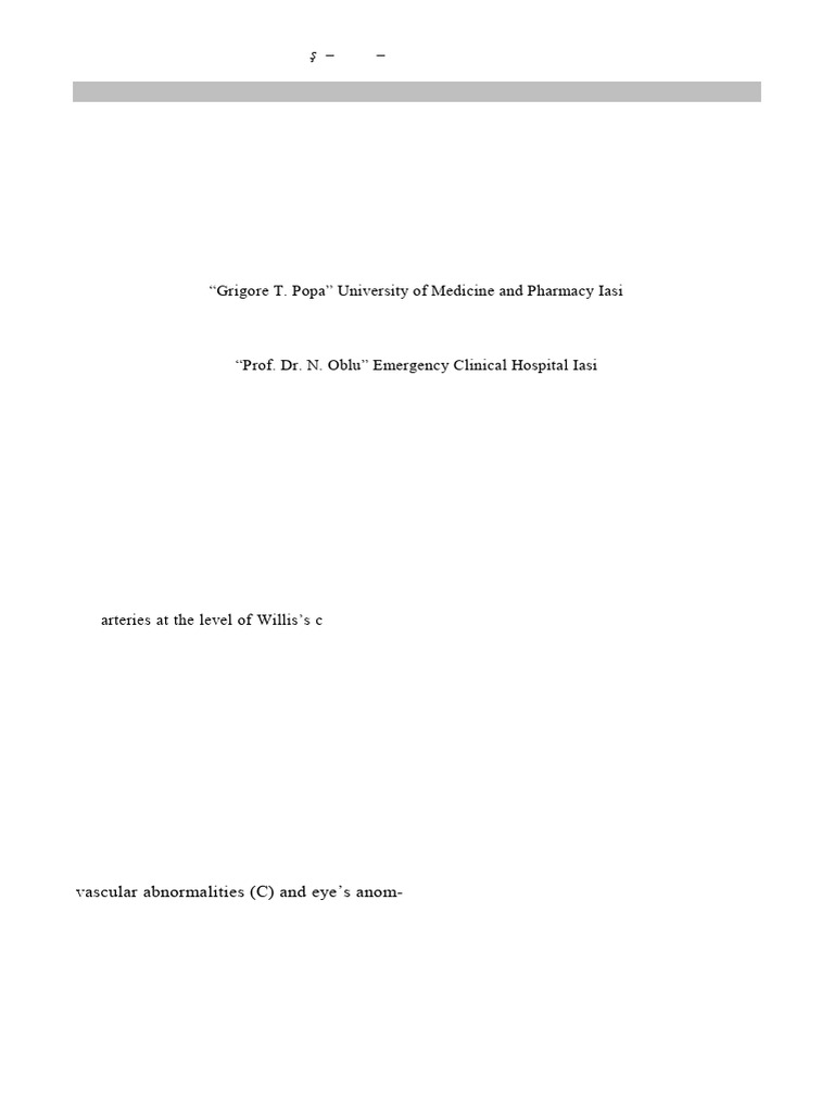 articol publicat online | PDF | Medical Specialties | Diseases And Disorders