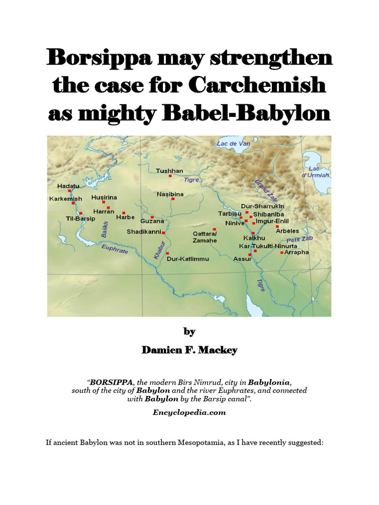 Reimagining Babylon's Geography | PDF | Babylon | Archaeology Of Iraq