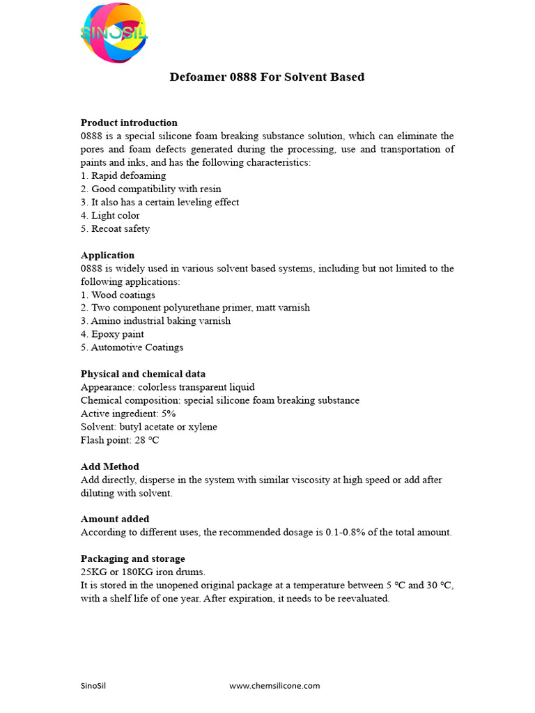 0888 TDS | PDF