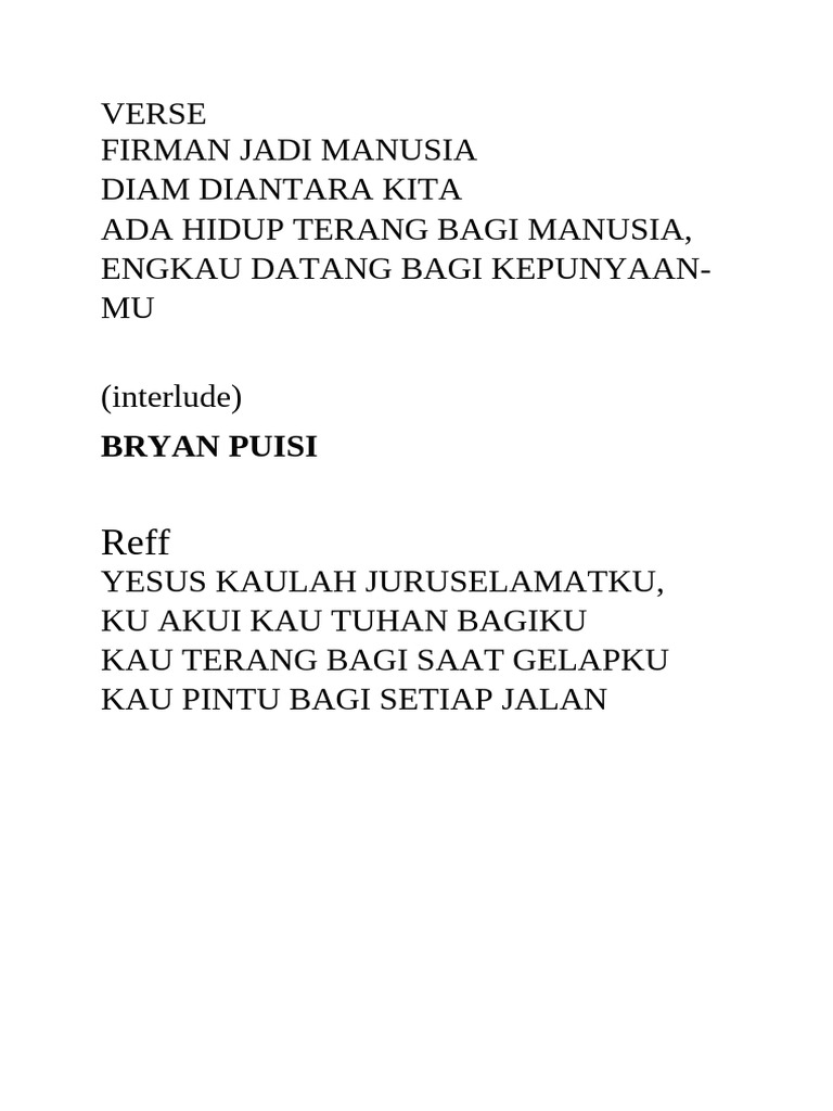 Verse | PDF