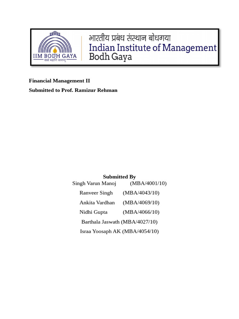 A Comprehensive Financial Analysis of Tata Consumer Products LTD Og ...