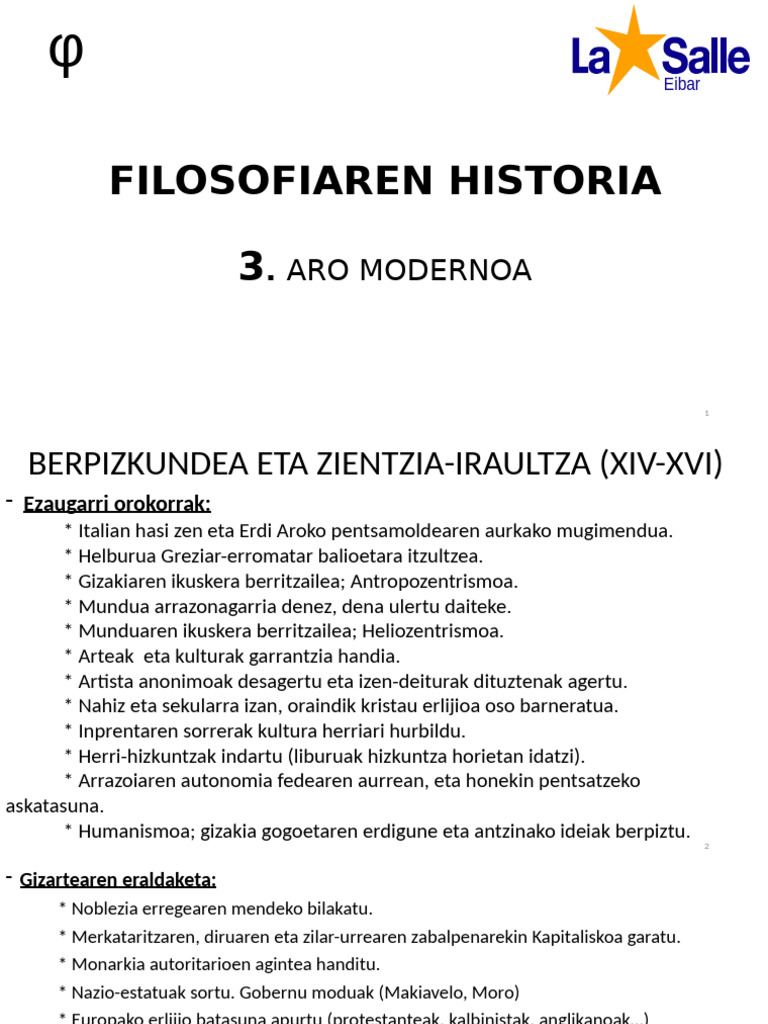 Filosofiaren Historia 3 | PDF
