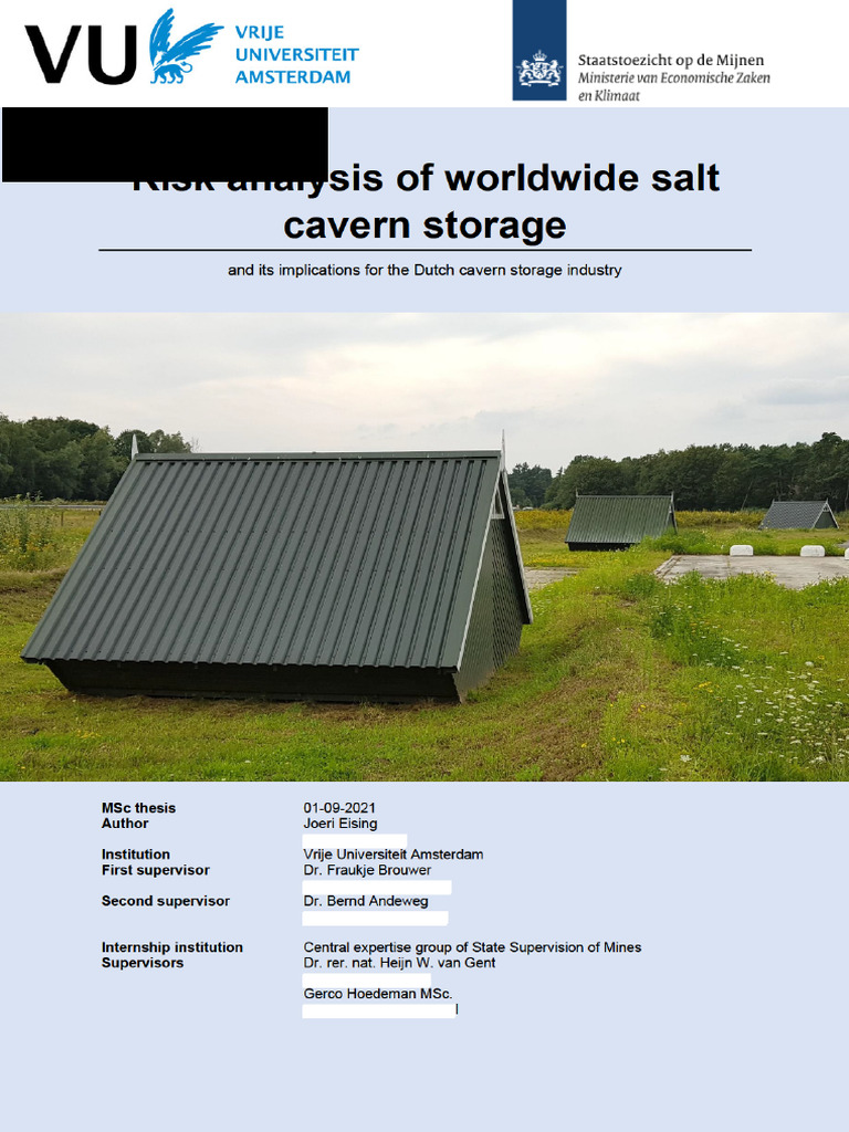 Salt Cavern Storage Risk Analysis | PDF | Creep (Deformation)