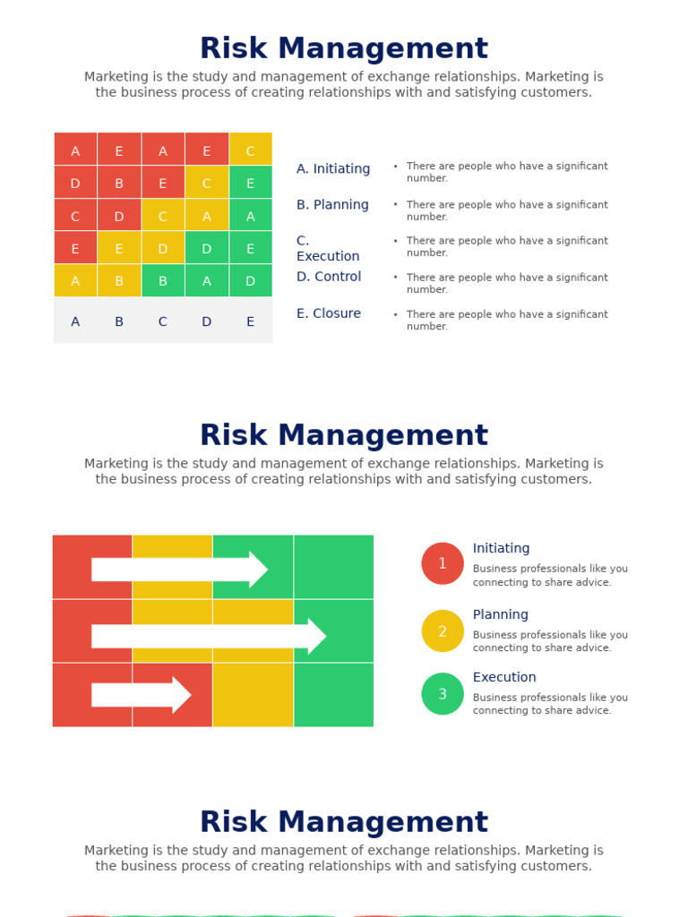 Risk Management Infographics | PDF | Marketing | Business Process