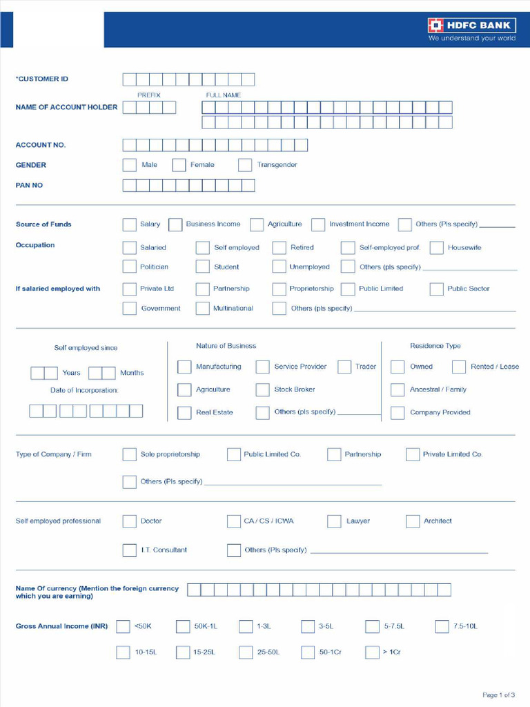 NRI Dormant Account Reactivation Form | PDF | Identity Document ...