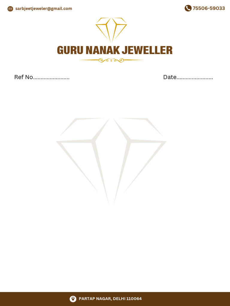 Guru Nanak Jeweller Letterhead | PDF