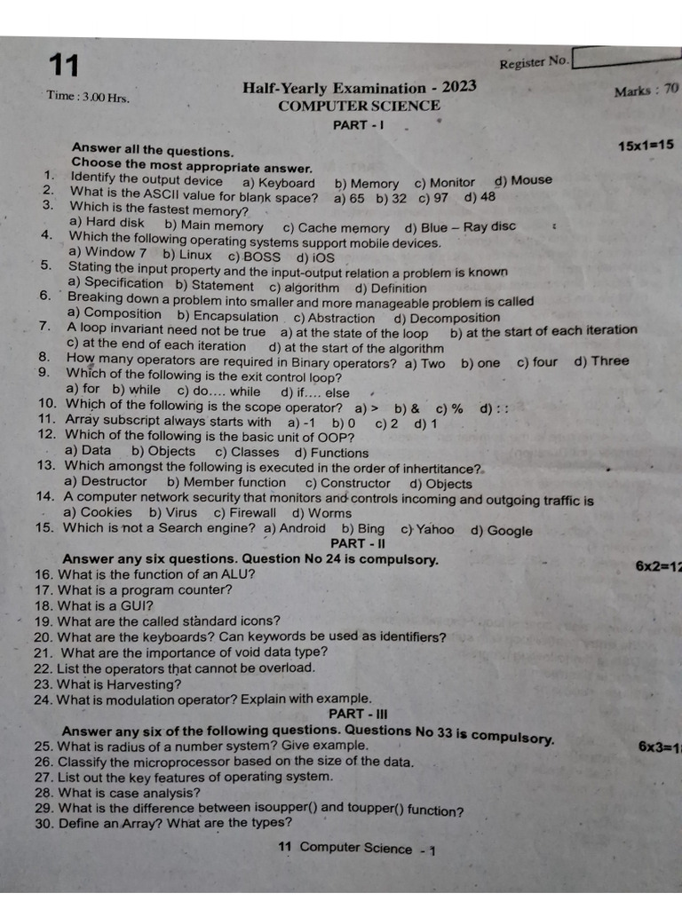 Government Question Paper | PDF