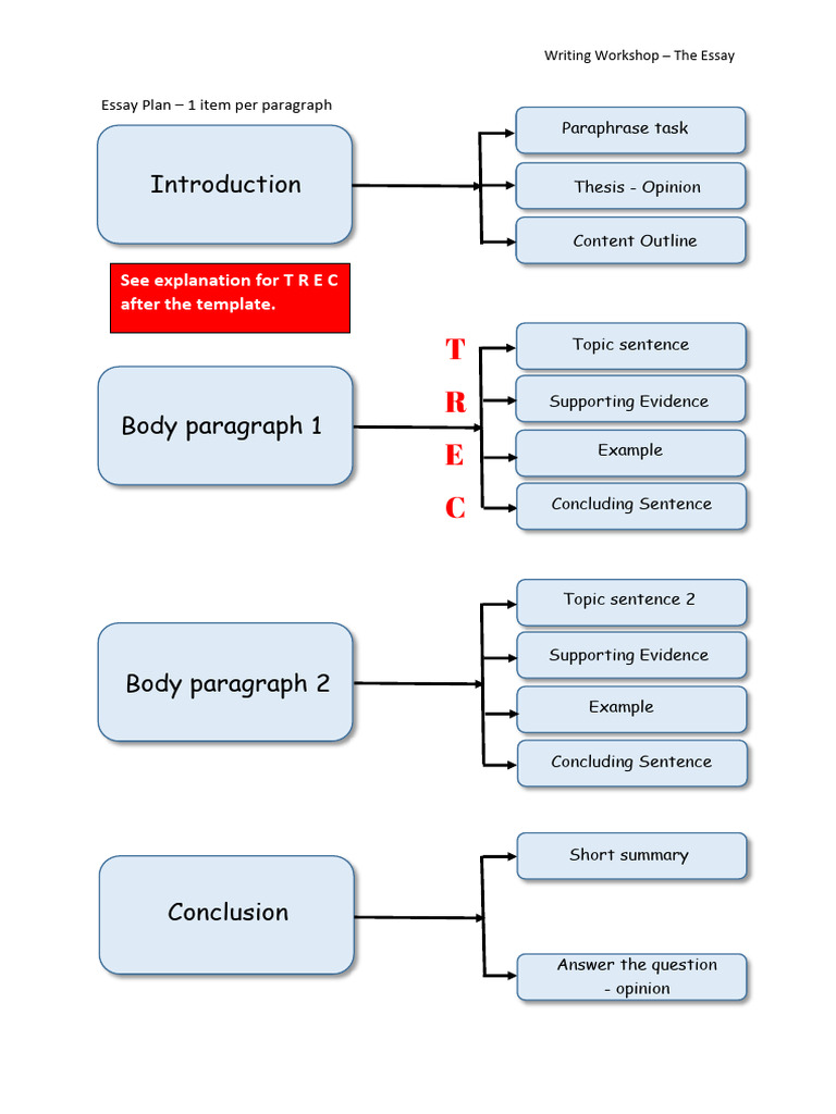 1. Essay Plan | PDF | Essays | Paragraph