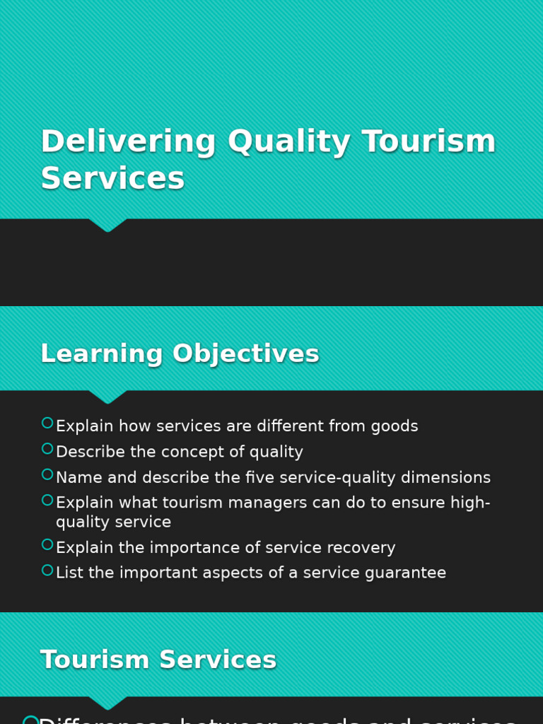 Quality Service in Tourism Management | PDF | Social Psychology | Business