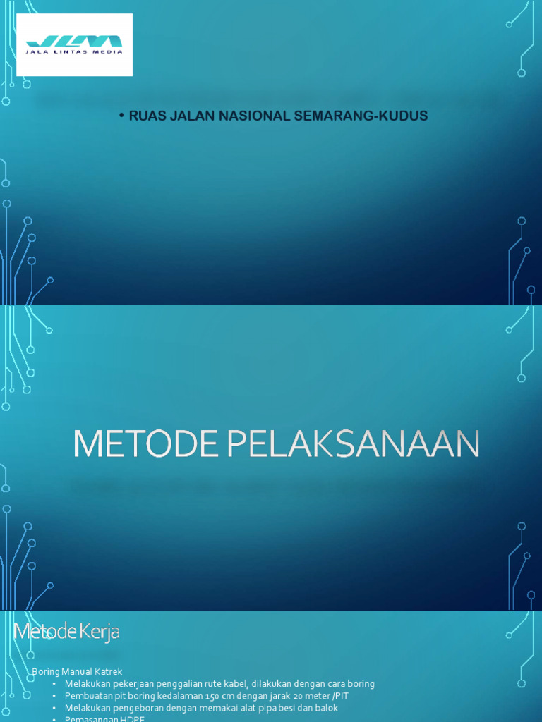 Metode Pelaksanaan, Gambar Dan Timeplan Pekerjaan | PDF