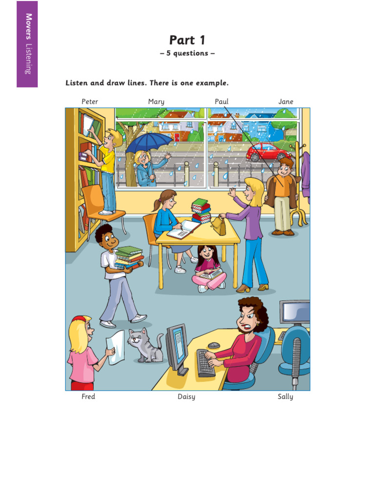 Movers Practice Test | PDF