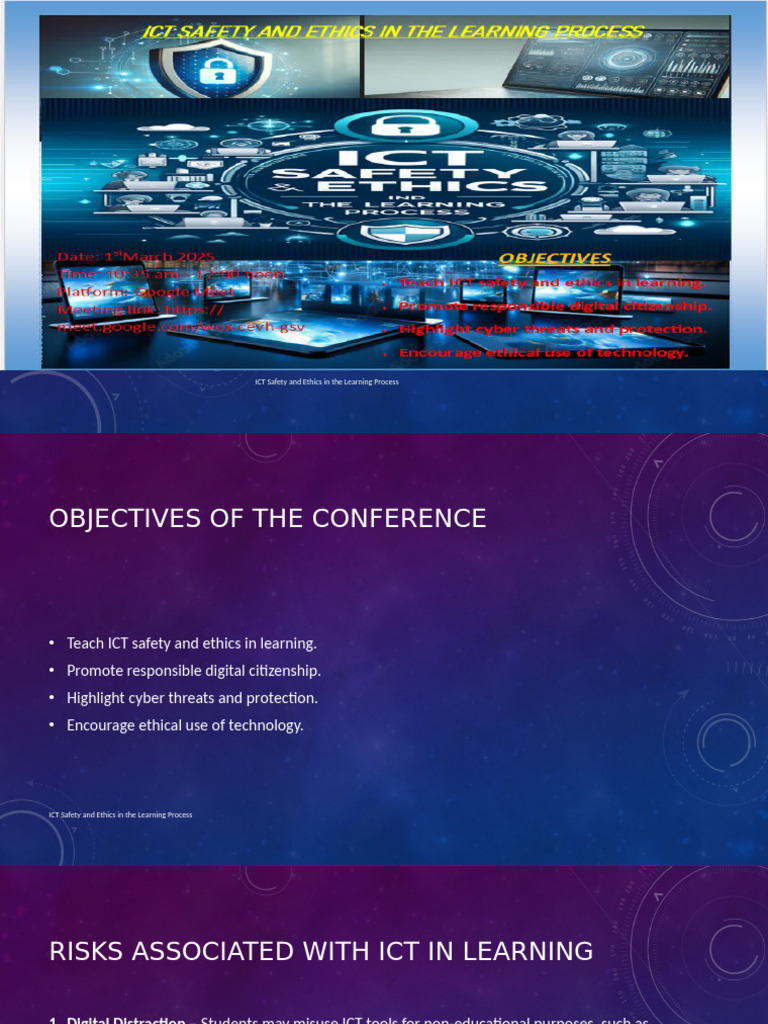ICT Safety & Ethics in Education | PDF | Cybercrime | Malware
