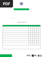 COT Rating Sheet for Teachers 2025-2026 | PDF | Teachers | Learning
