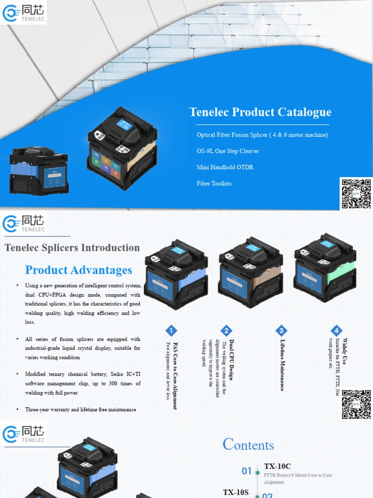 Tenelec Product Catalogue | PDF | Optical Fiber | Welding