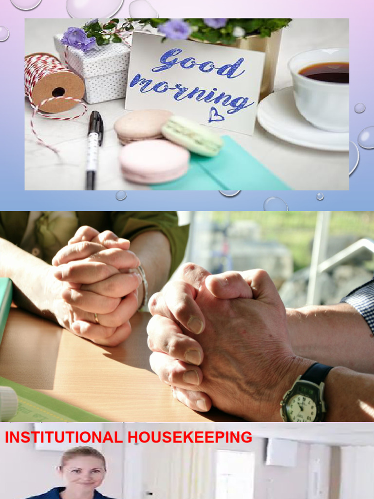 Institutional Housekeeping Essentials | PDF | Housekeeping