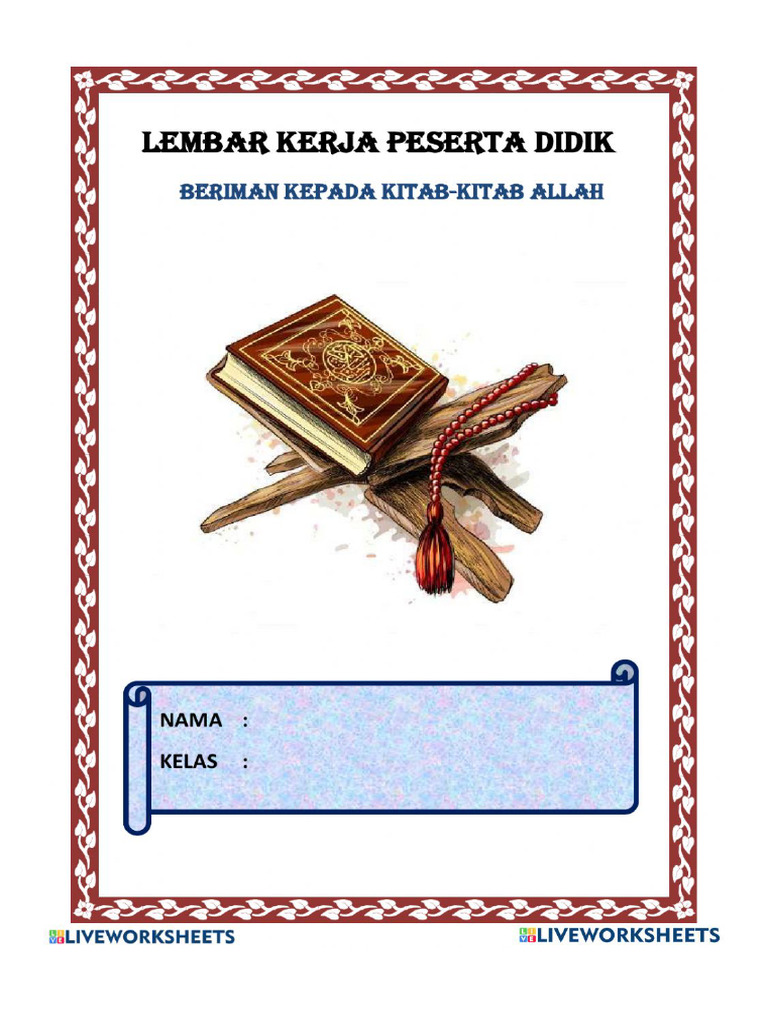LKPD Iman KPD Kitab Allah | PDF