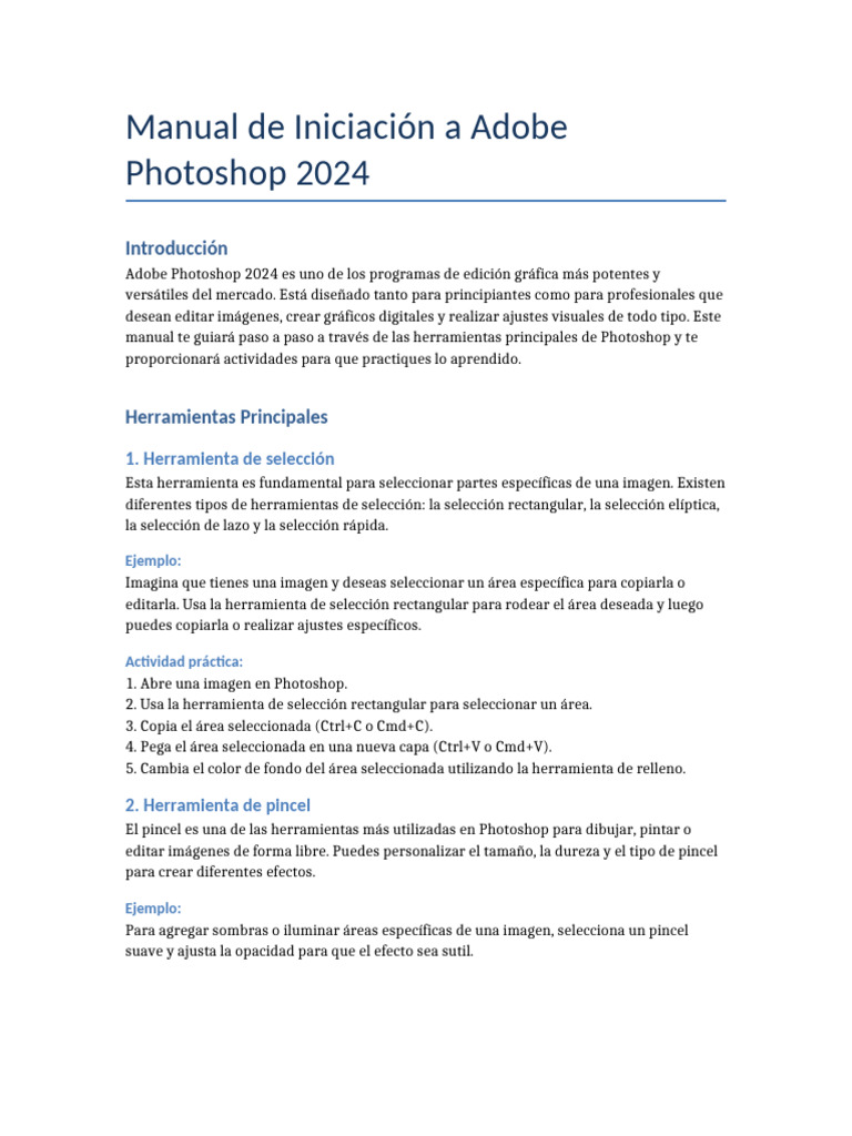 Manual Adobe Photoshop 2024 | PDF | Adobe Photoshop