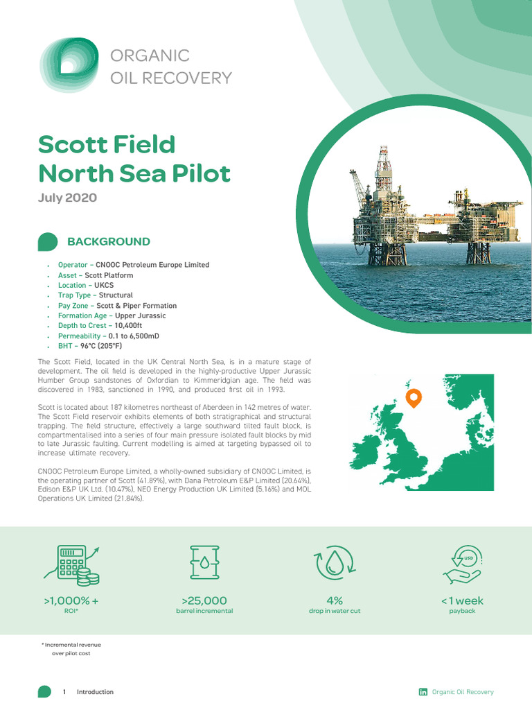 Scott Field Case Study - MASTER Rev5 | PDF | Petroleum Reservoir | Geology