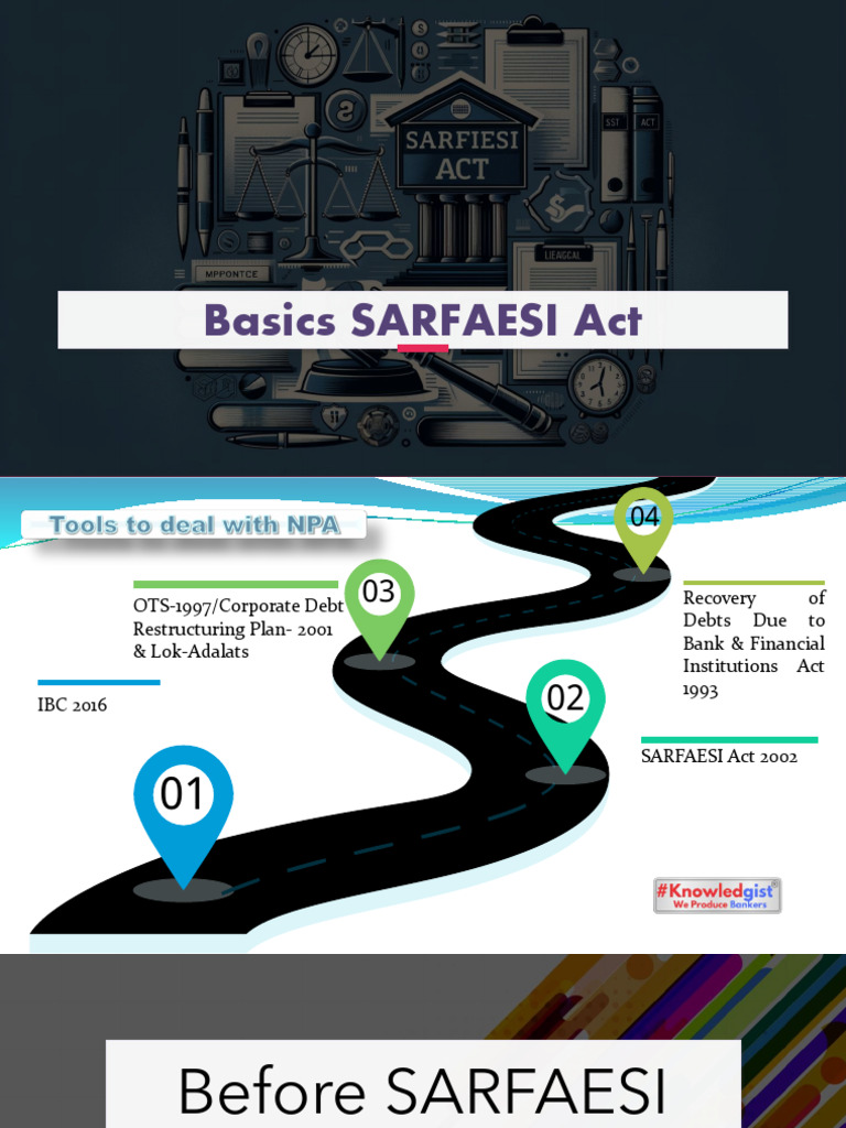 Overview of the SARFAESI Act 2002 | PDF | Loans | Securitization