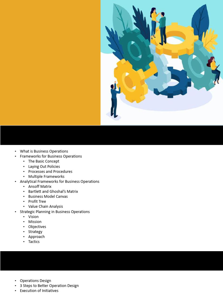 L2 Framework For Business Operations - Own | PDF | Strategic Planning ...
