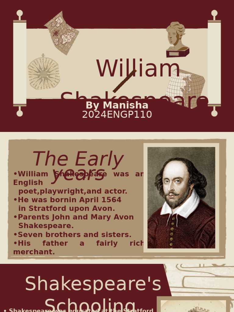 William Shakespeare: Life and Works Overview | PDF | William ...