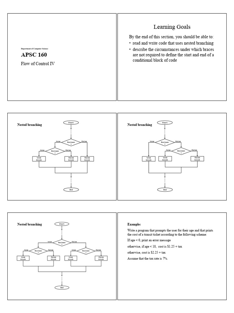Control IV apsc 160 | PDF | Computing | Computer Programming