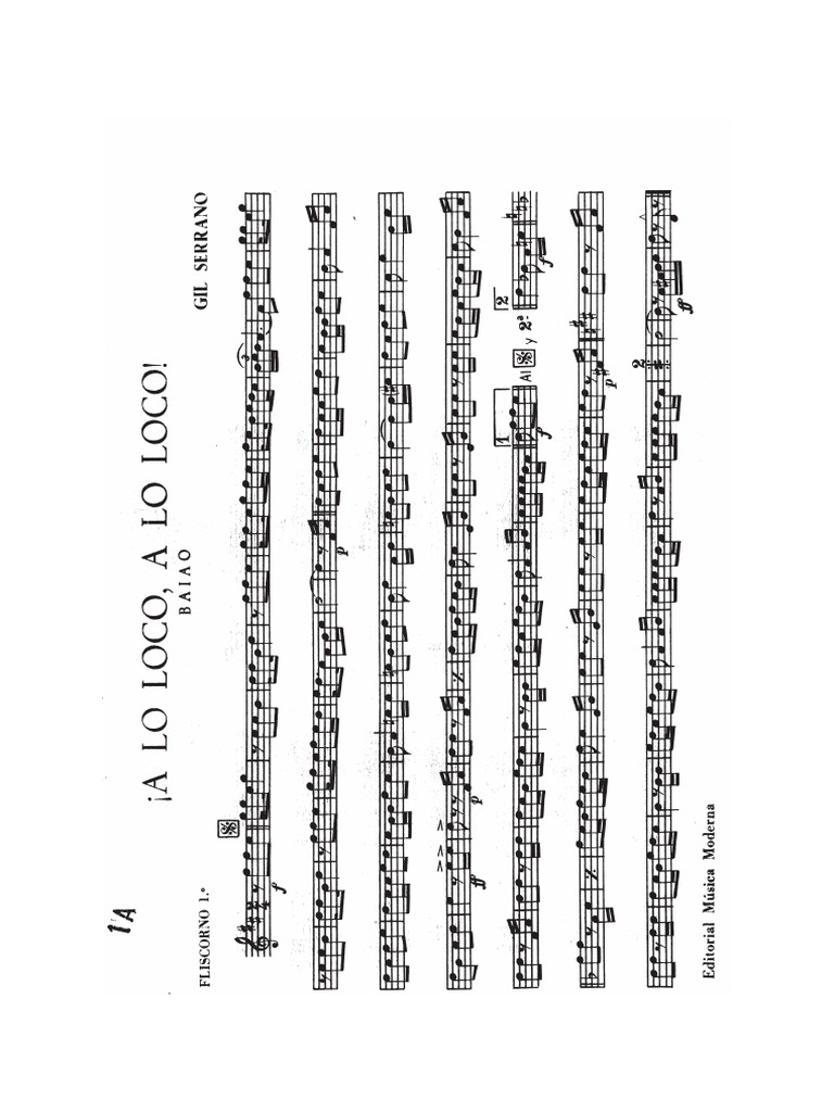 A LO LOCO, A LO LOCO - Fliscorno 1 | PDF