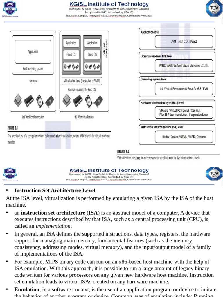 UNIT 2-VIRTUALIZATION BASICS - 2.3 | PDF | Virtualization | Virtual Machine