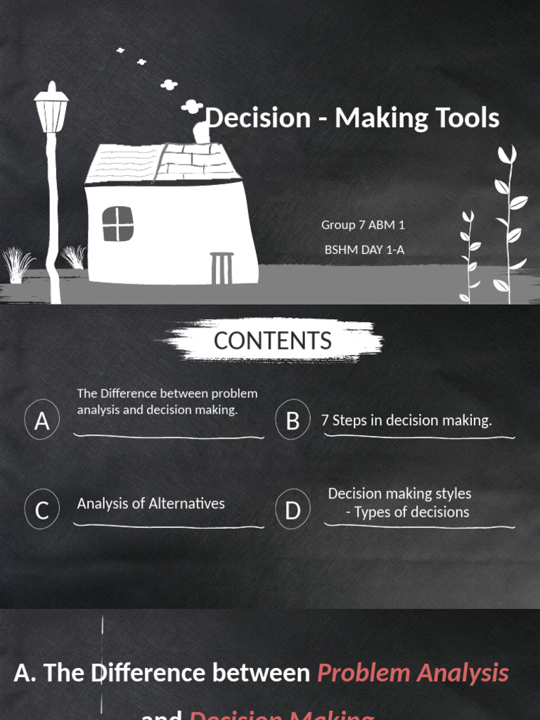 Decision Making Tools Final WPS Office | PDF | Decision Making ...