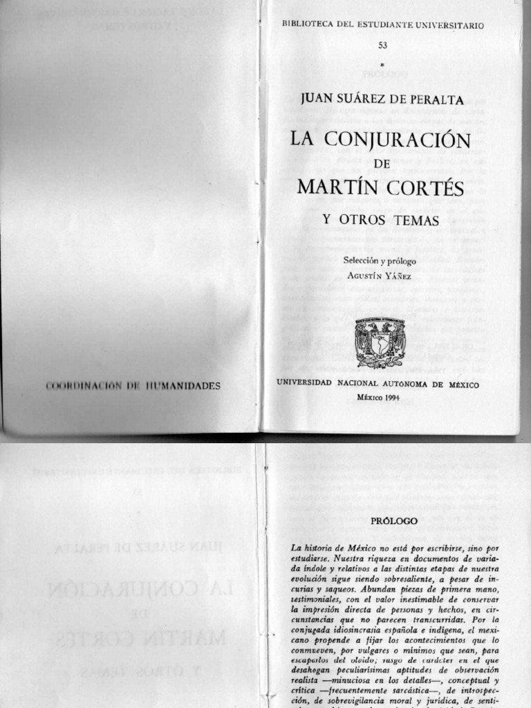 CONJURACION-MARTIN-CORTES | PDF