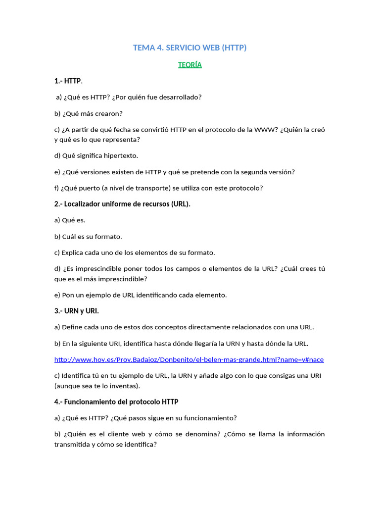 TEMA 4-http-Teoría | PDF | Cookie HTTP | Criptografía de clave pública